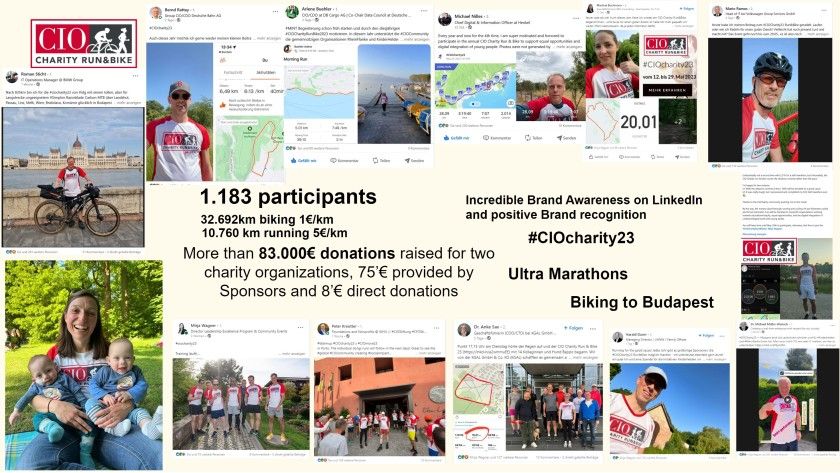CIO Charity Run&Bike 23: CIO-Community stellt Teilnehmerrekord auf | CIO DE